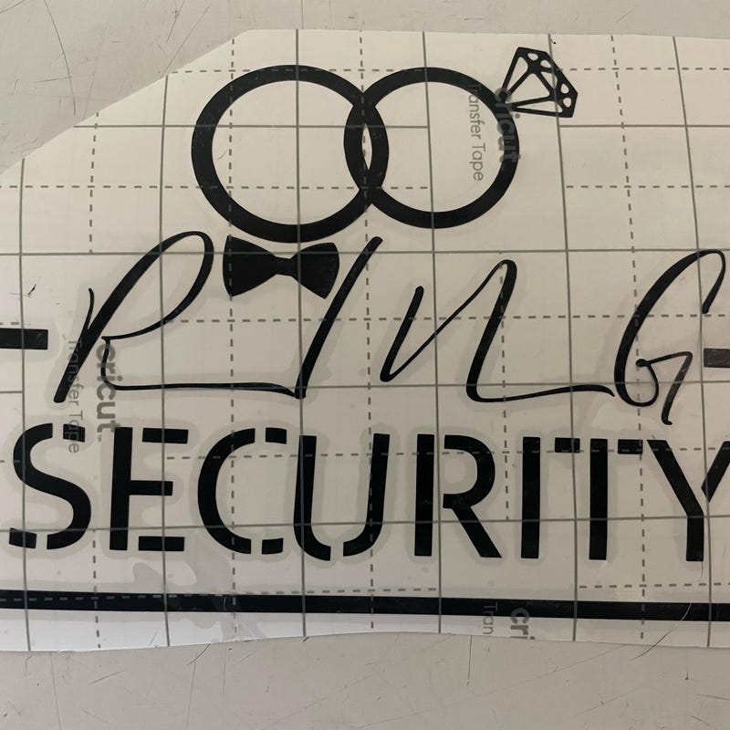 Ring Security Sign - Etsy