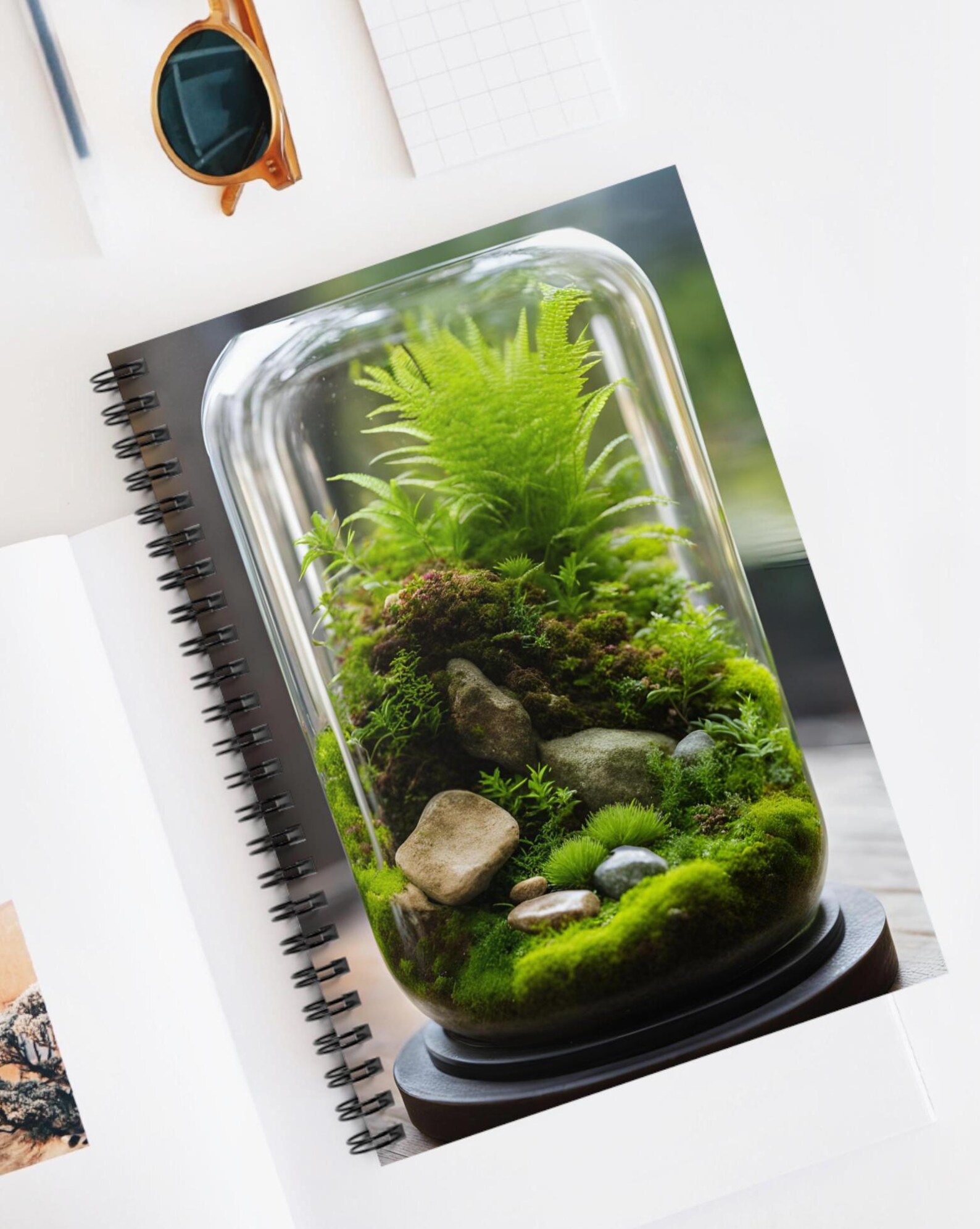 Moss Gardening Notebook Journal, Mossariums Artists Notes, Writers ...