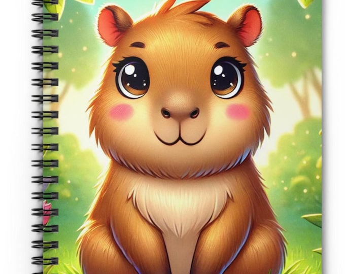 Capybara Notebook, Funny Capy Sketchbook, Vintage Journal Animal Lovers ...