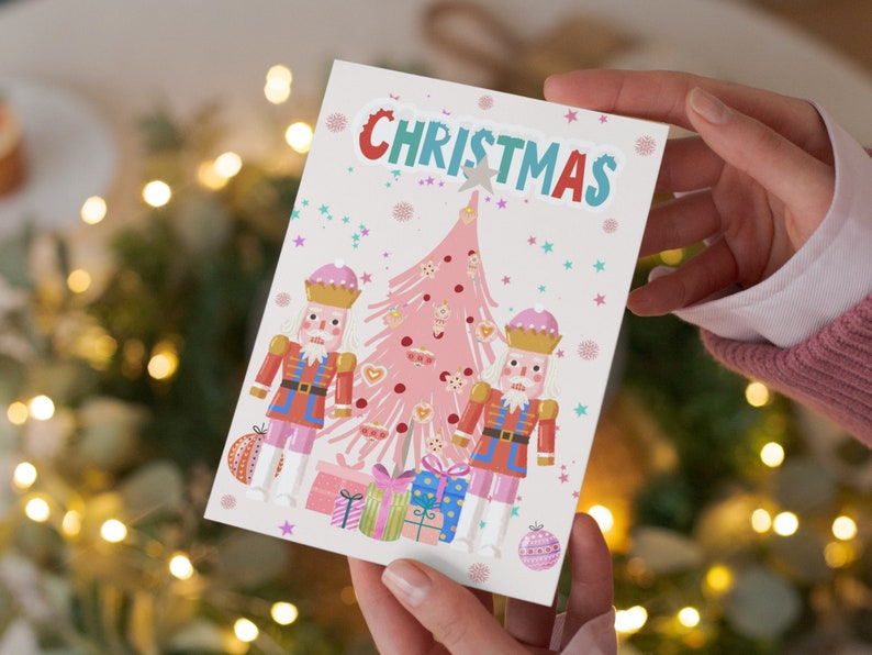 Printable Nutcracker Card DIGITAL Christmas Card Digital - Etsy