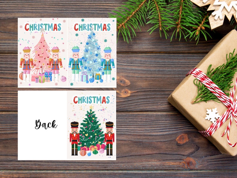 Printable Nutcracker Card DIGITAL Christmas Card Digital - Etsy