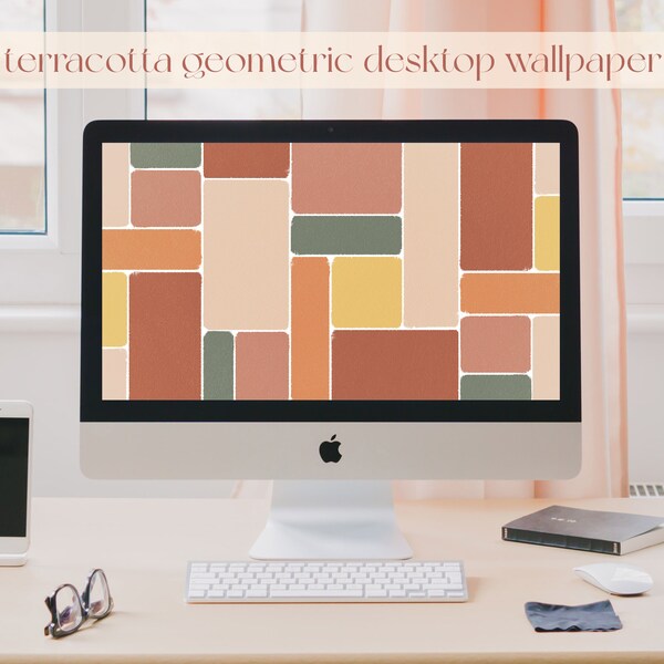 Terracotta Pink Wallpaper - Etsy