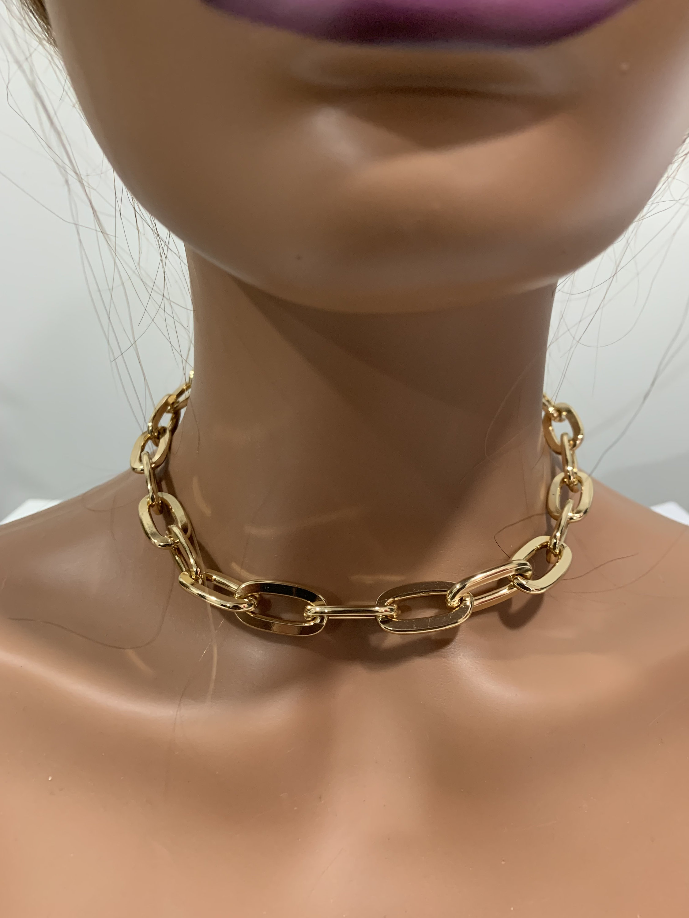 Link collar necklace store