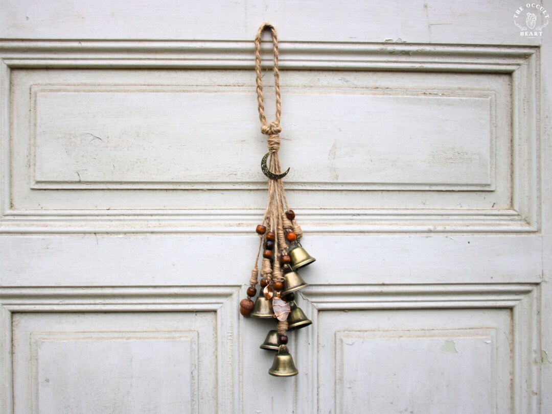 Traditional Witch Bells With Mountain Crystal - Home Protection, With ...