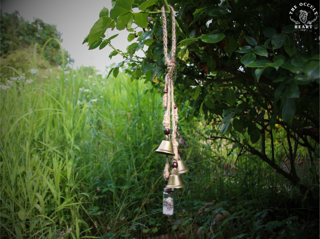 Magical Witch Bells With Tooth Magic Jar Home Protection the Perfect ...