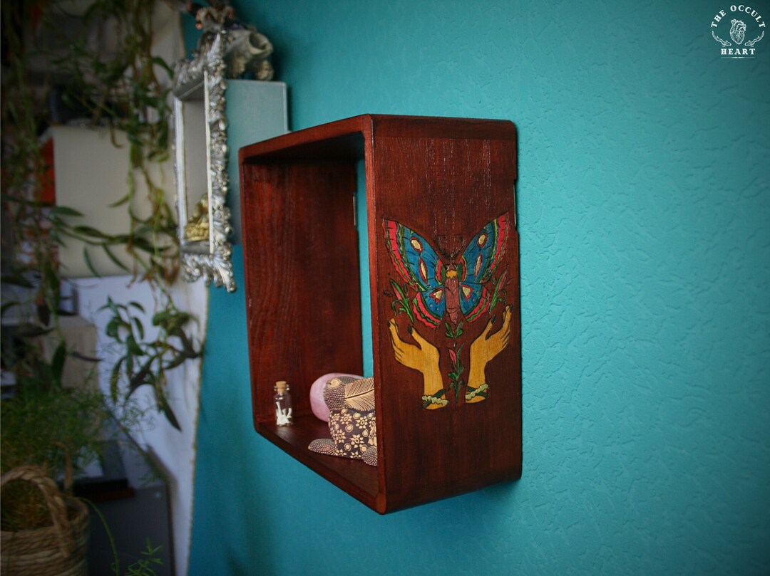 Beautiful Wall Shelf for Wicca Pagan Witches With a Unique - Etsy Singapore