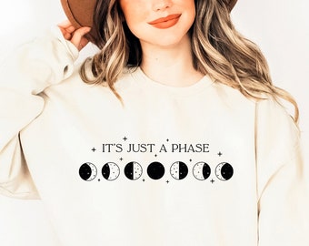 It's Just a Phase SVG, Boho Moon Svg, Boho Svg, Boho Rainbow Svg,hippie ...