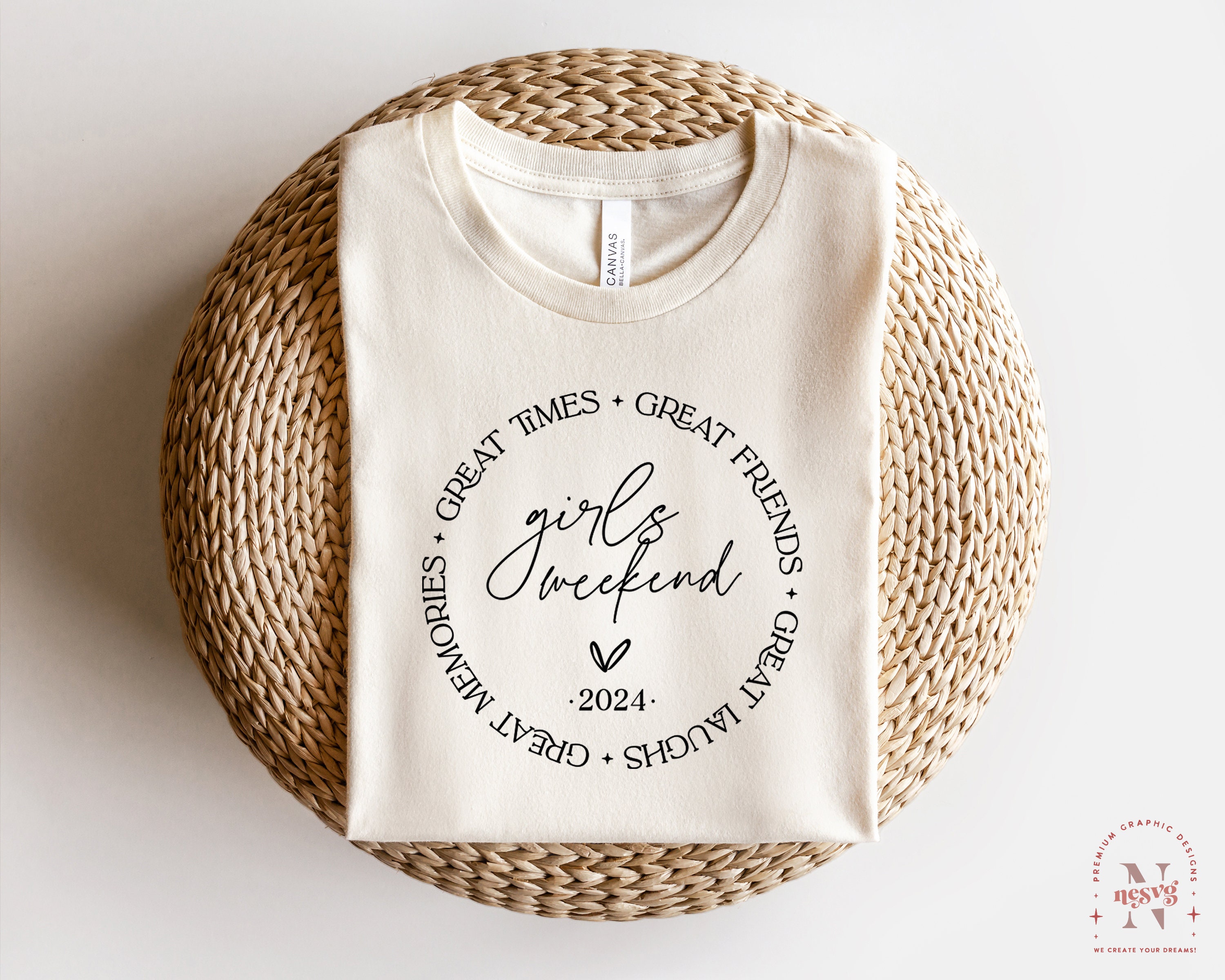 Girls Weekend 2024 SVG: Friends Trip Shirt Design (digital File) - Etsy