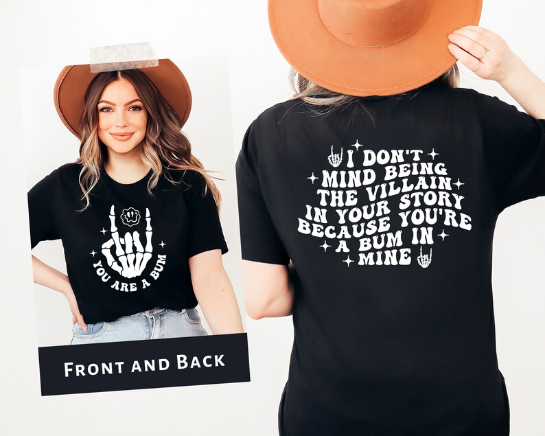I Don't Mind Being the Villain in Your Story SVG PNG, Motivational Svg ...