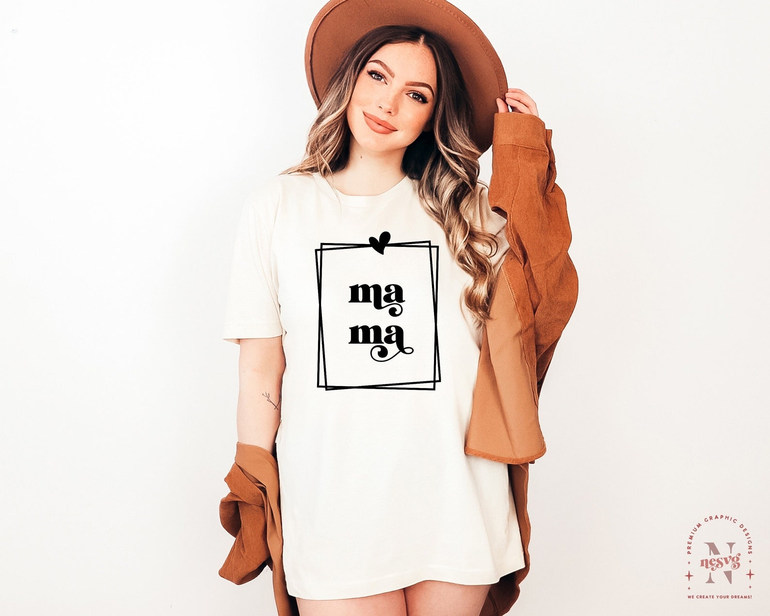 Mama SVG Mama Square SVG Mama Box Cut File Retro Mother - Etsy
