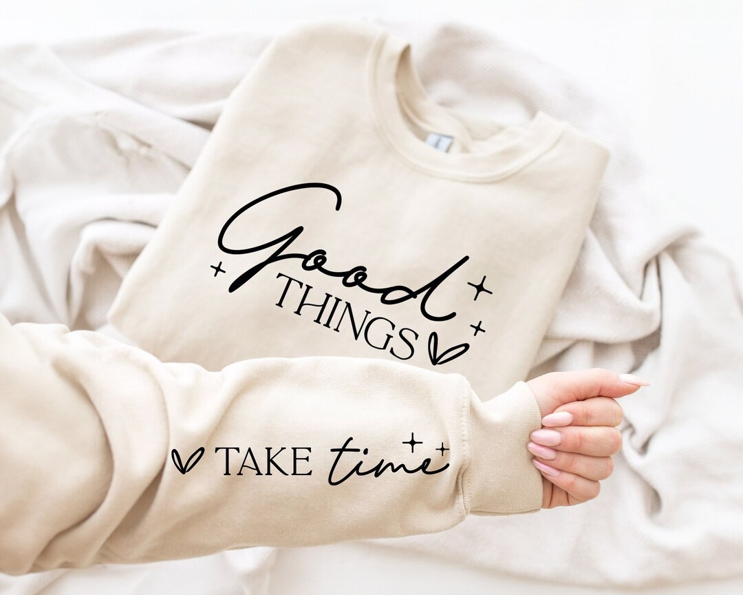 Good Things Svg, Take Time SVG PNG PDF, Boho Motivational Quote Svg ...