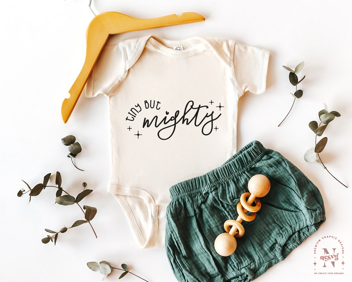 Tiny but Mighty SVG PNG PDF Mighty Baby Svg Preemie Onesie - Etsy