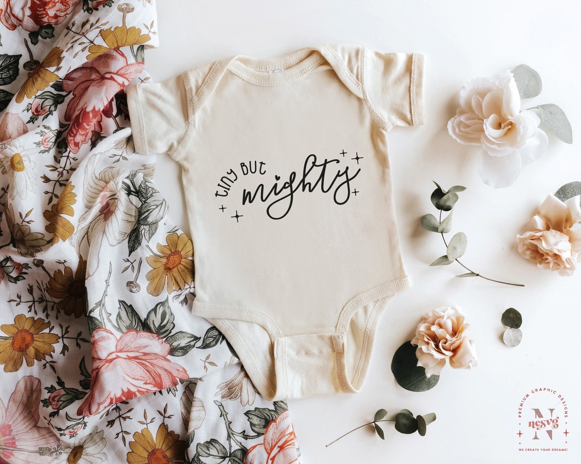 Tiny but Mighty SVG PNG PDF Mighty Baby Svg Preemie Onesie - Etsy