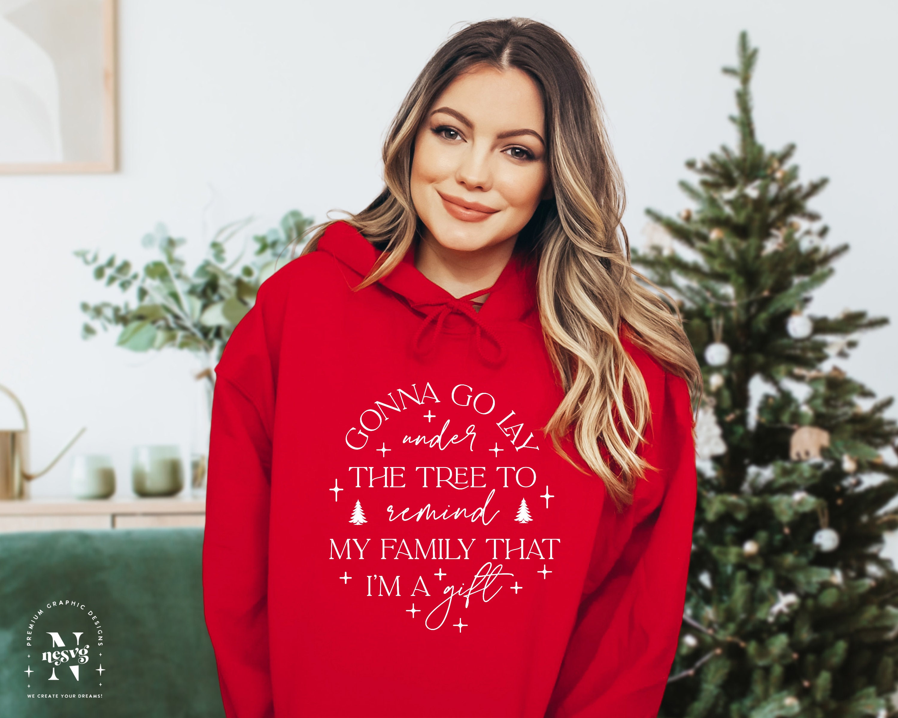 Gonna Go Lay Under the Tree SVG PNG PDF, Funny Holiday Svg, Christmas ...