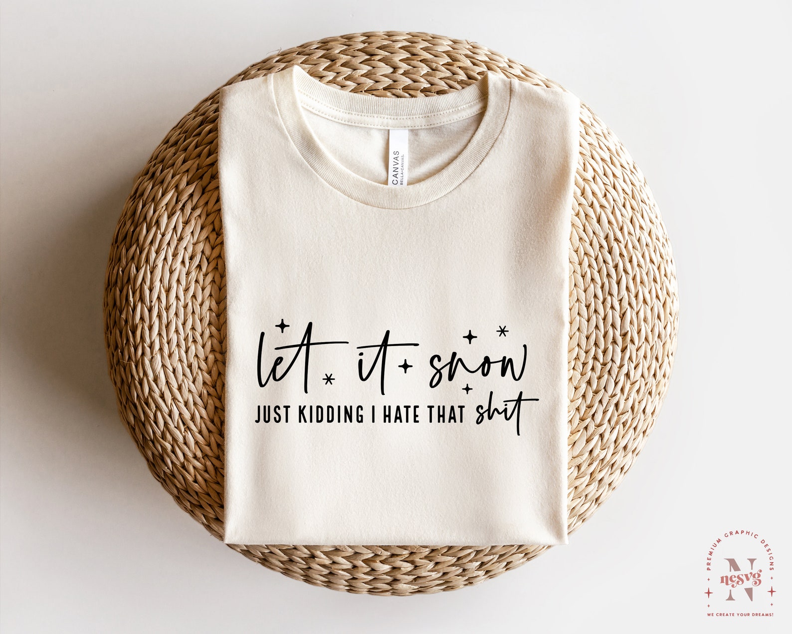 Funny Let It Snow SVG PNG PDF Funny Christmas Svg Winter - Etsy