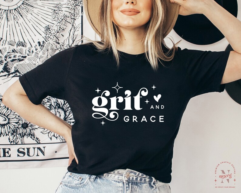 Grit and Grace SVG PNG PDF, Religious Svg, Inspirational Svg ...