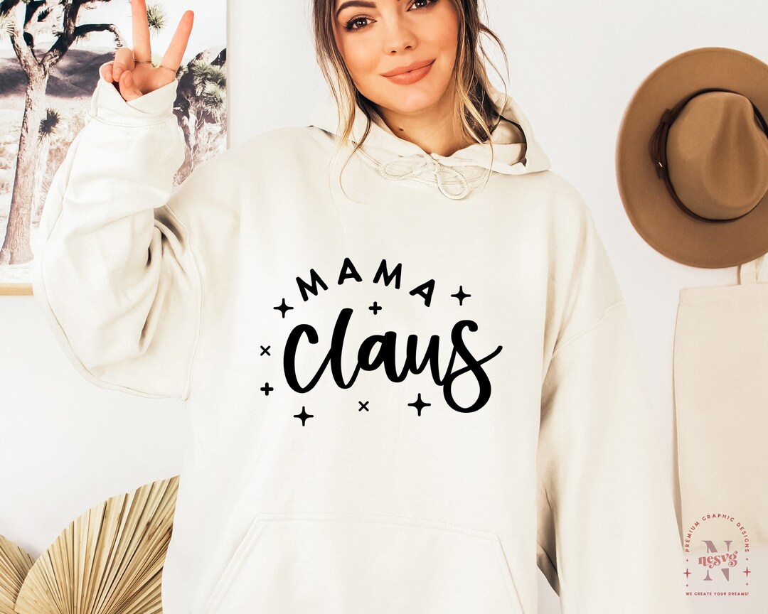 Mama Claus SVG: Christmas Mom Life Design (digital Files) - Etsy