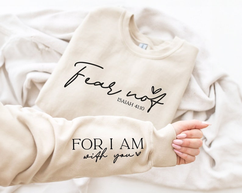 Fear Not Isaiah 41:10 Svg Png Pdf, Women's Christian Svg, Bible Verse ...