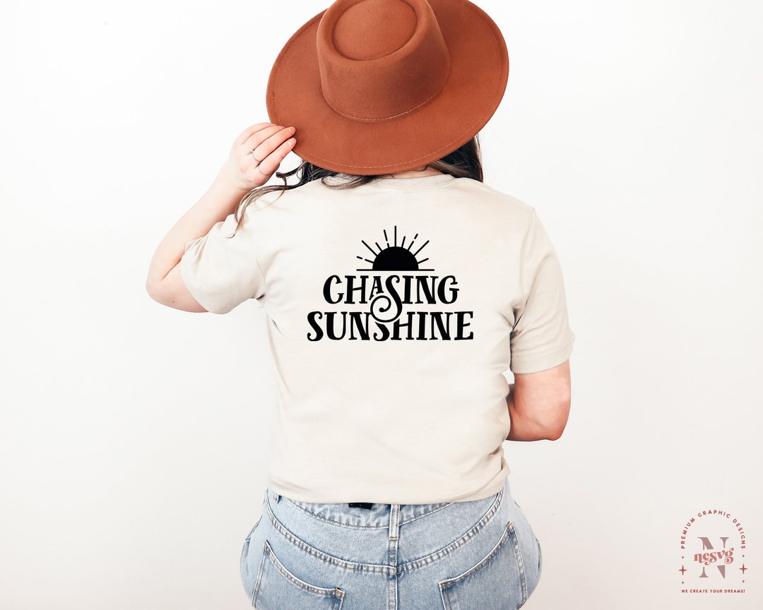 Chasing Sunshine SVG: Summer Vacation Design (digital Download) - Etsy