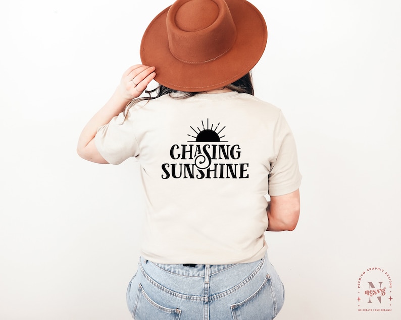 Chasing Sunshine SVG: Summer Vacation Design (digital Download) - Etsy