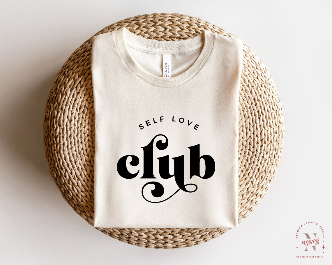 Self Love Club SVG Hello Valentine Svg Valentine's Day - Etsy