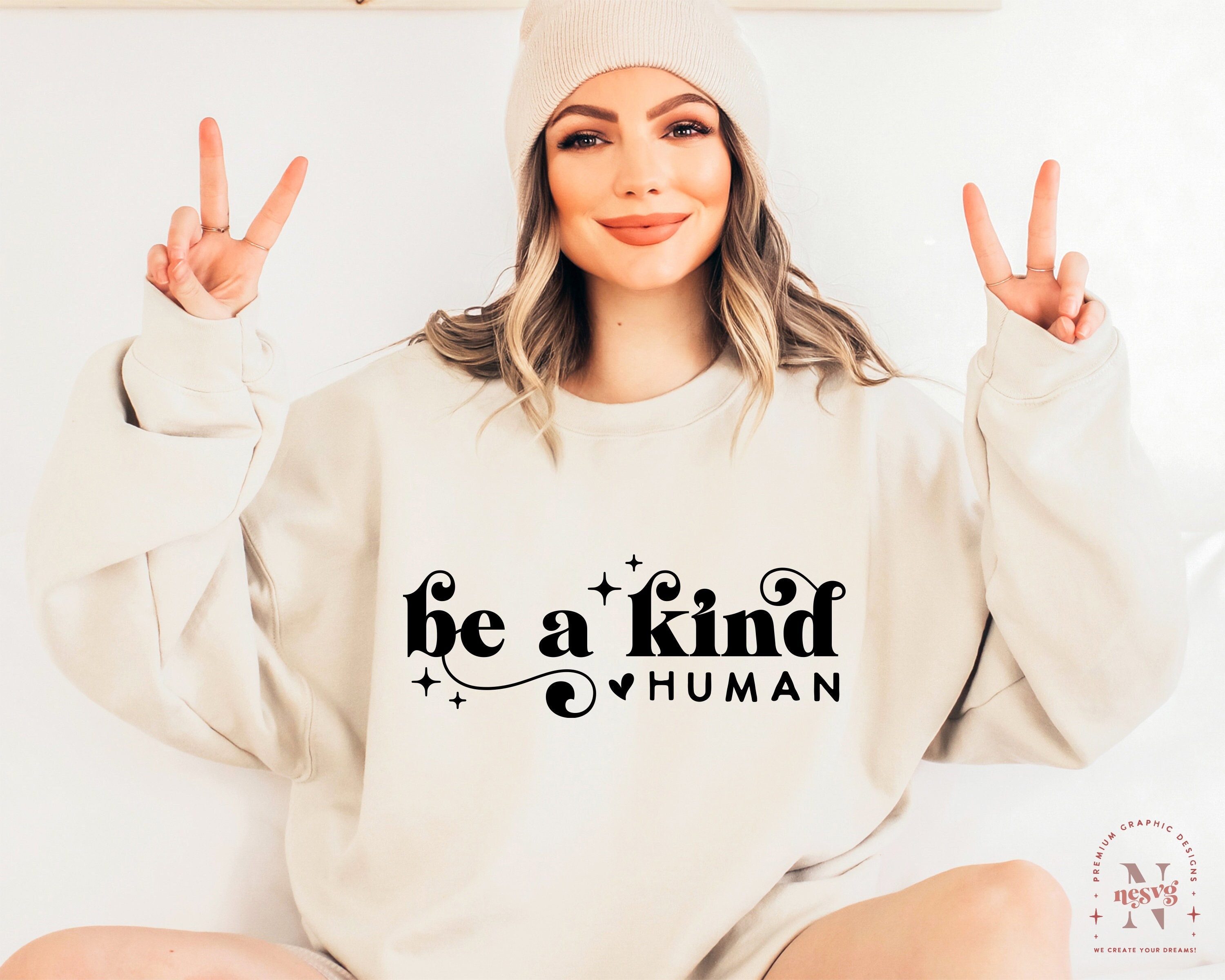 Be a Kind Human Svg Positive Quote Svg Kind Quote Svg - Etsy