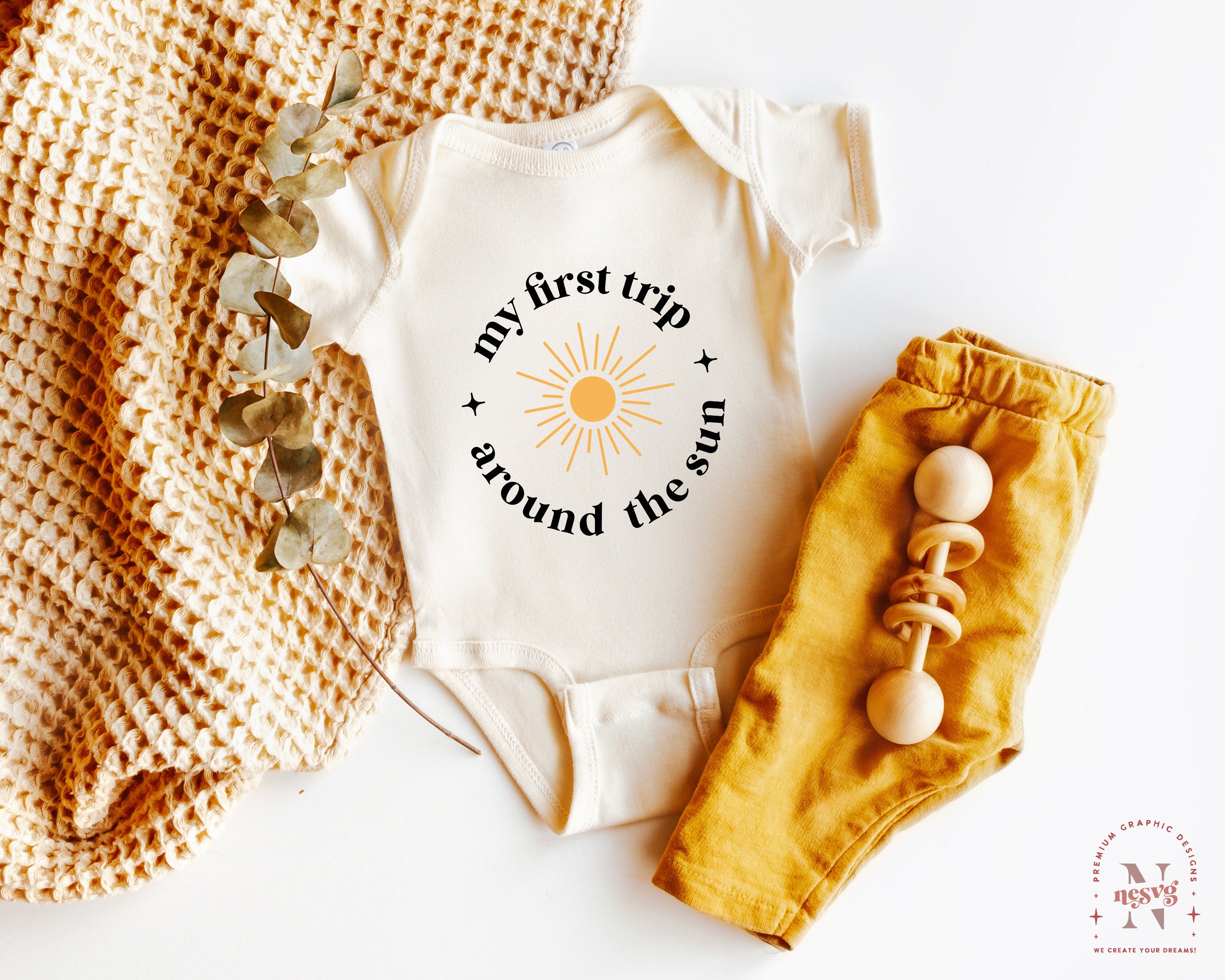 My First Trip Around The Sun Svg Png Pdf First Birthday Svg Natural