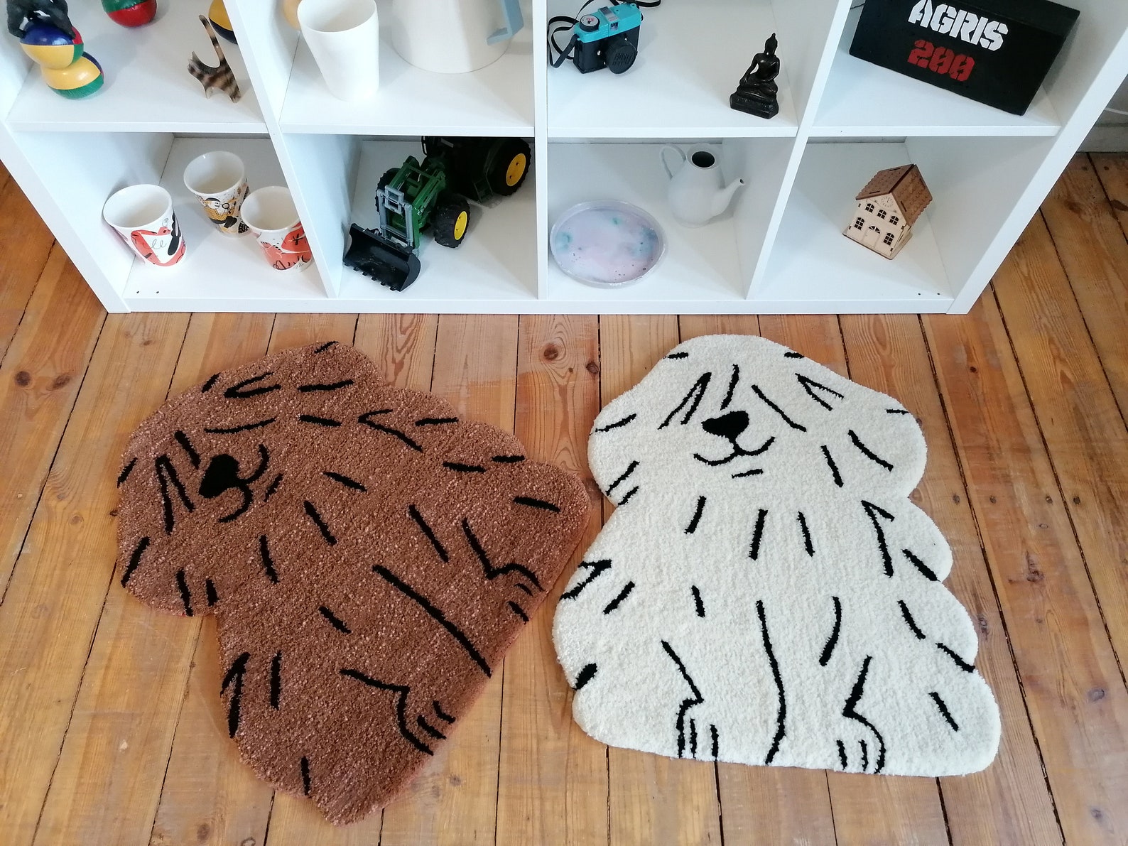 Dog Rug. Handmade Tufted Wool Rug - Etsy