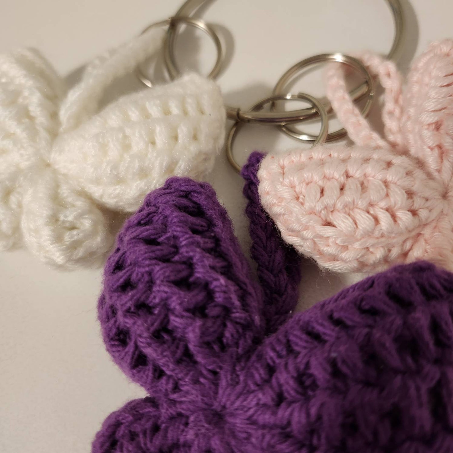 Butterfly Crochet Keychain - Etsy