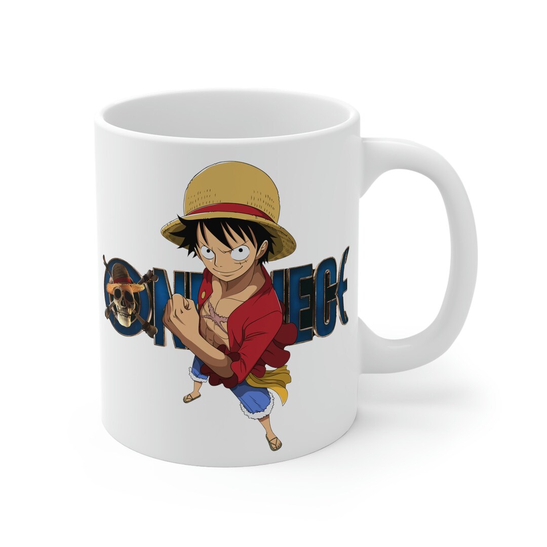 One Piece Monkey D. Luffy Ceramic Coffee Mug One Piece Luffy - Etsy