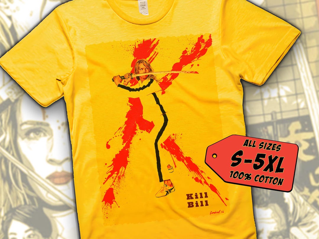 Kill Bill V8 Vintage Movie Poster T-shirt Unisex Multicolor T Shirt All ...