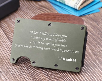 Custom Metal Wallet - Etsy