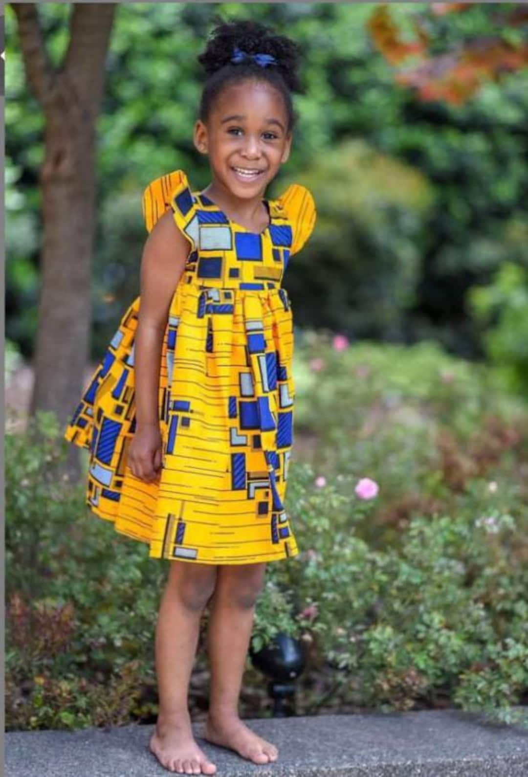 African Girls Dress/african Clothing for Girls/african Girls Birthday ...