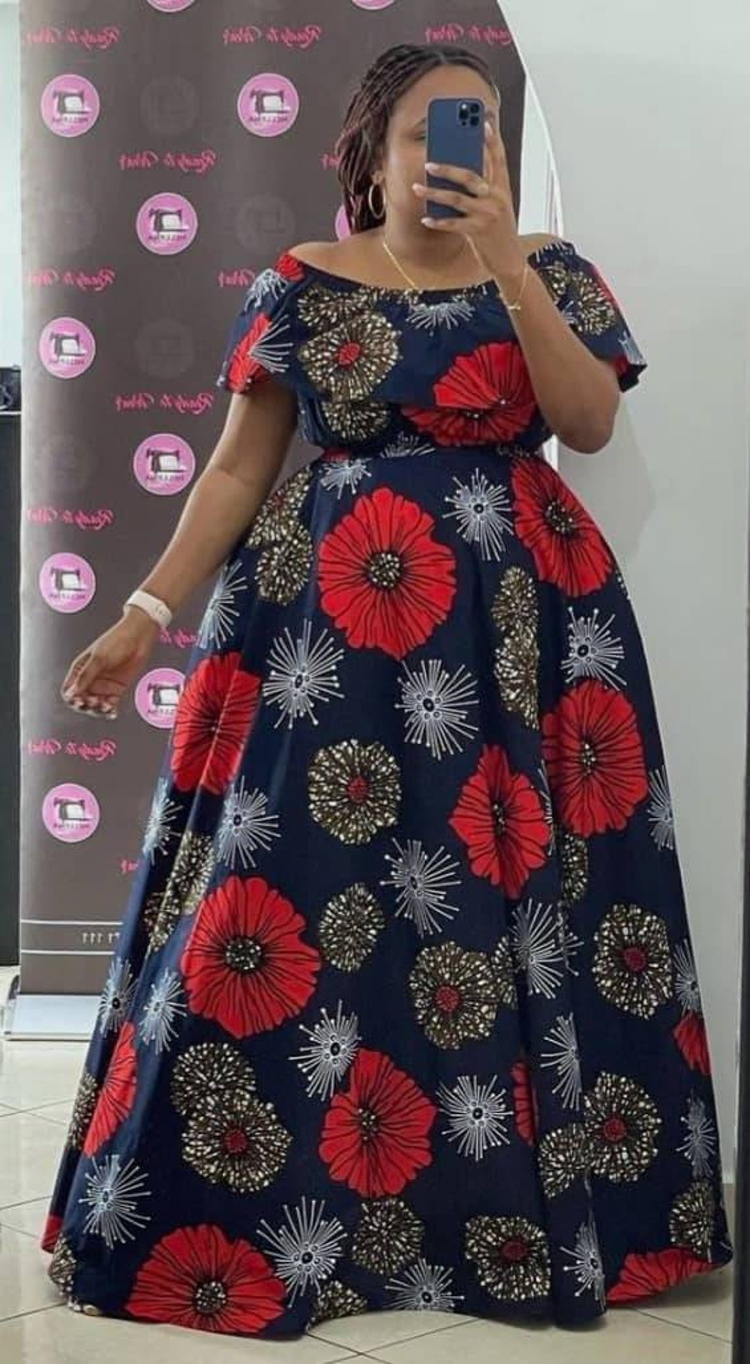 African Plus Size Dress African Dress African Maxi Dress African Maxi