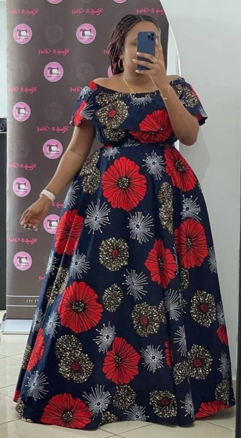 African Plus Size Dress,african Dress,african Maxi Dress, African Maxi ...