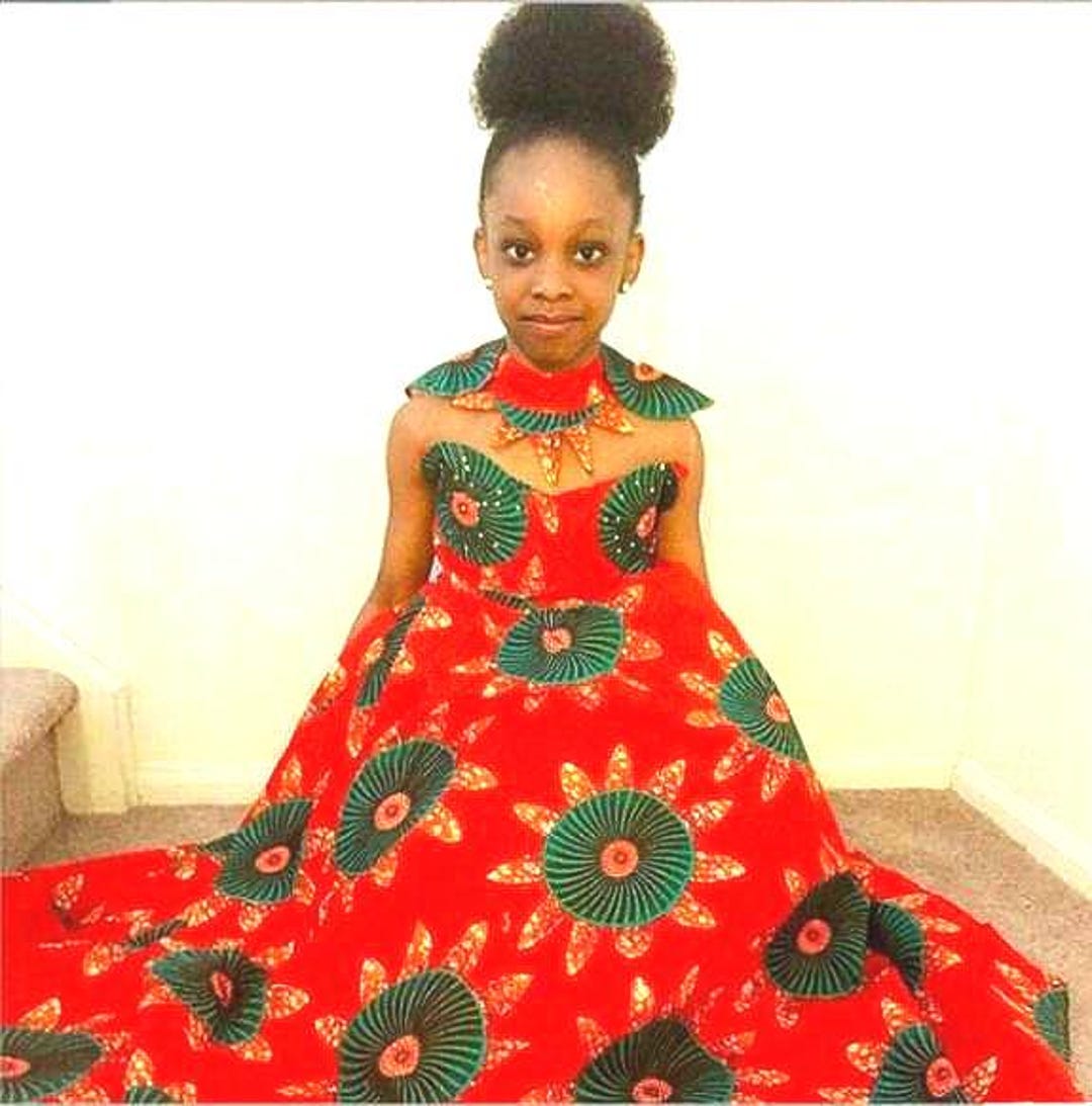 African Girls Dress/african Clothing for Girls/african Girls Birthday ...