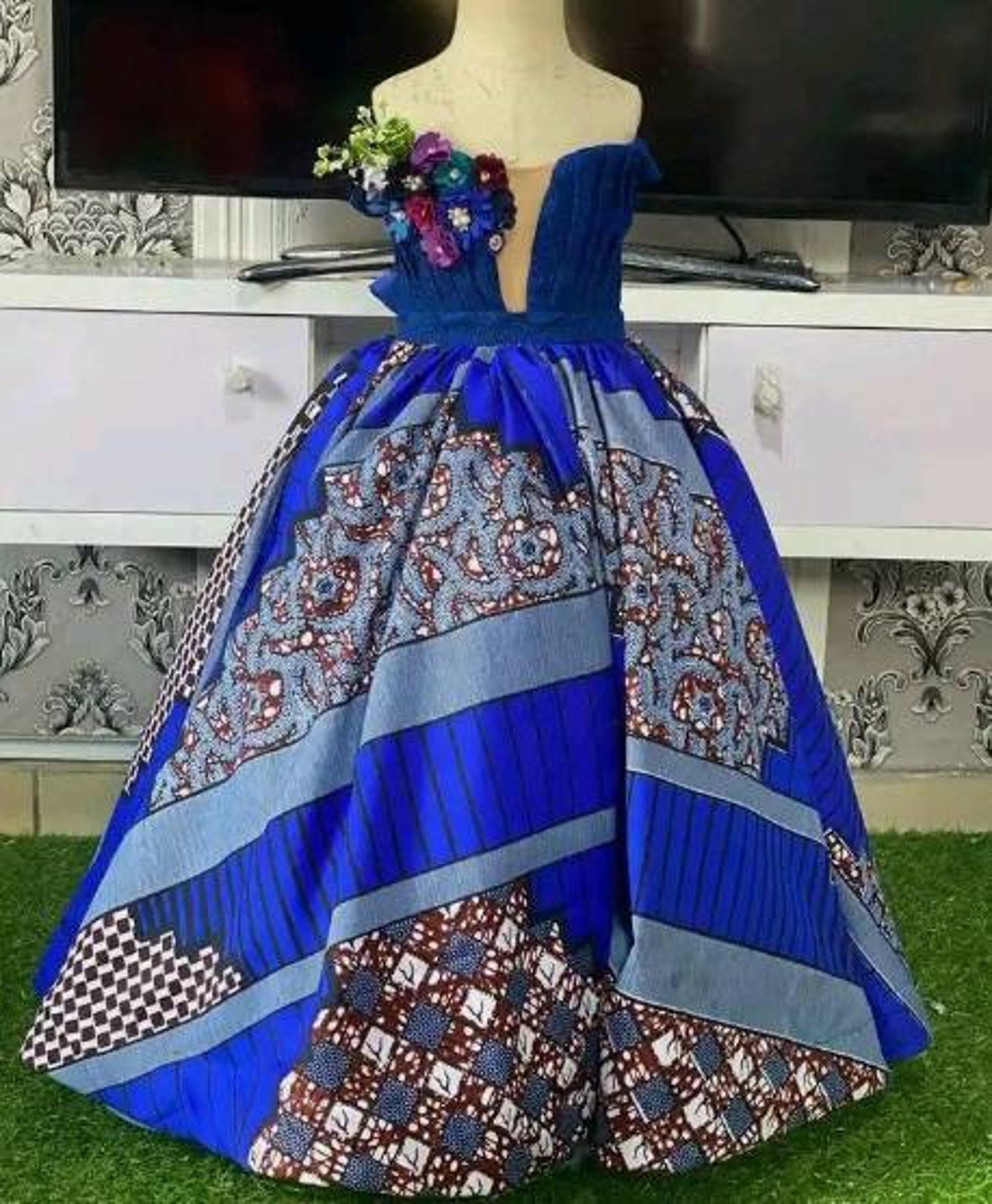 African Girls Dress/african Clothing for Girls/african Girls Birthday ...