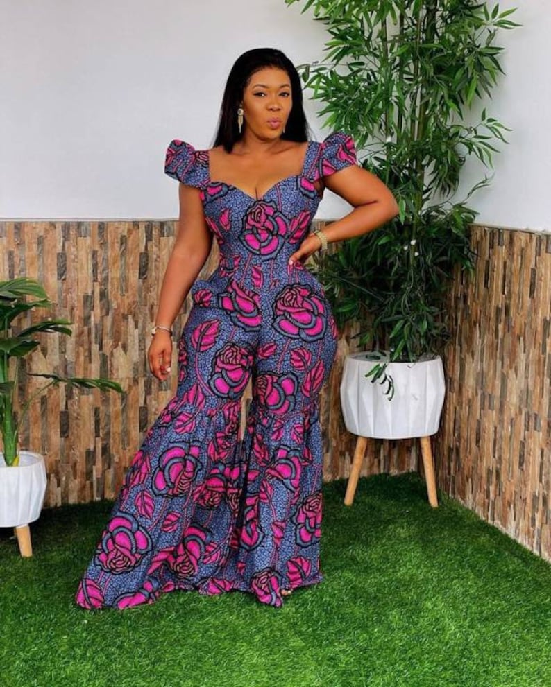 African Jumpsuit for Women,african Jumpsuit,african Print Jumpsuit for ...