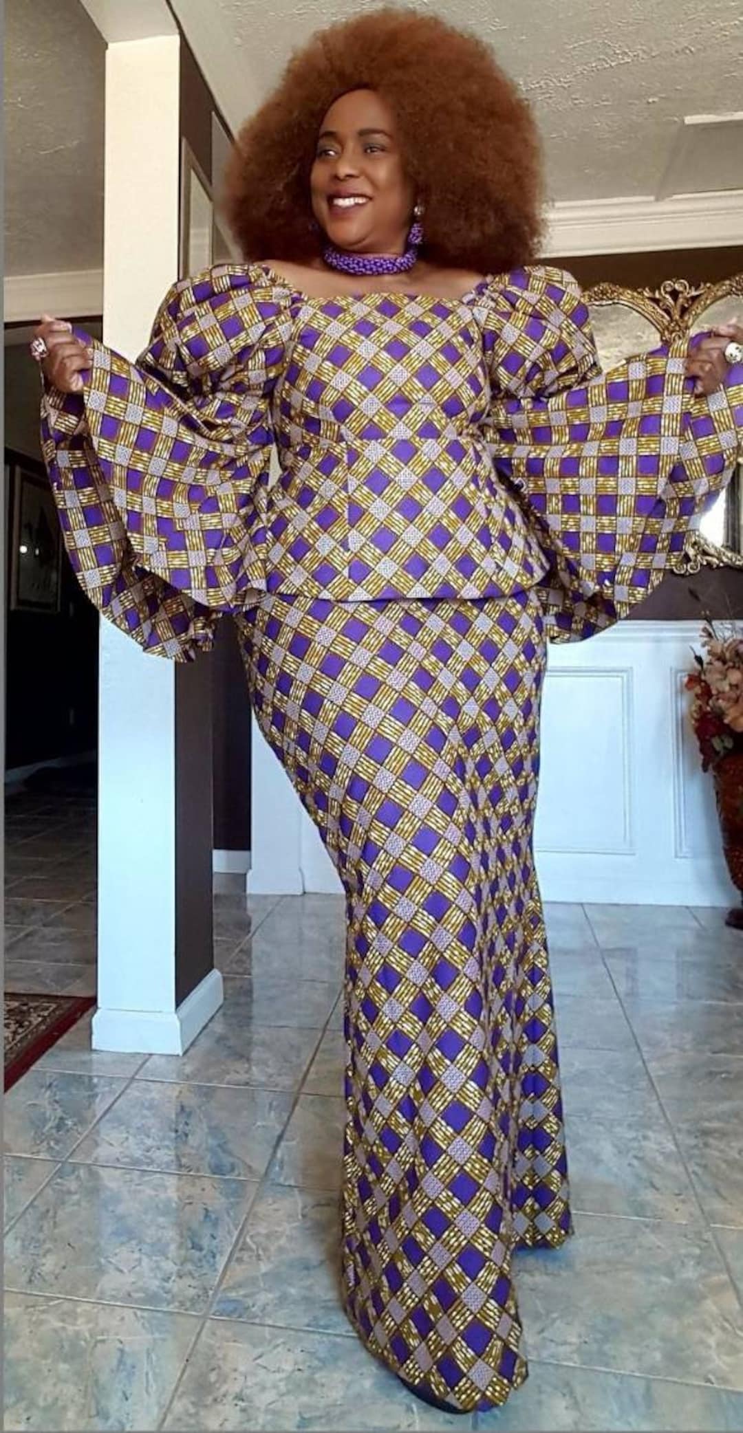 African Skirt Set,african Two Piece Set,african Skirt and Top,african ...