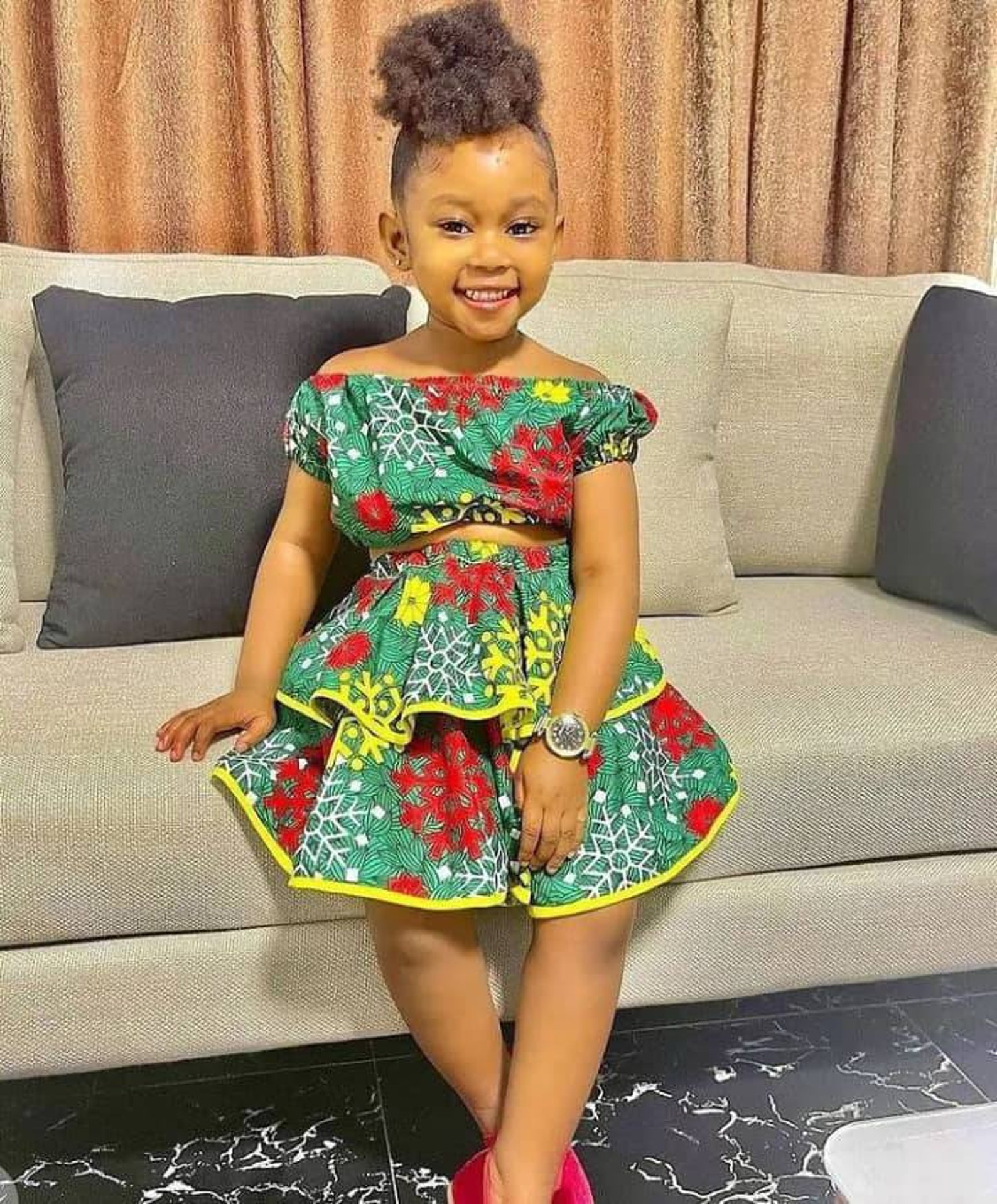 African Girl's Two Pieces Outfit/african Clothing for Girls/african ...