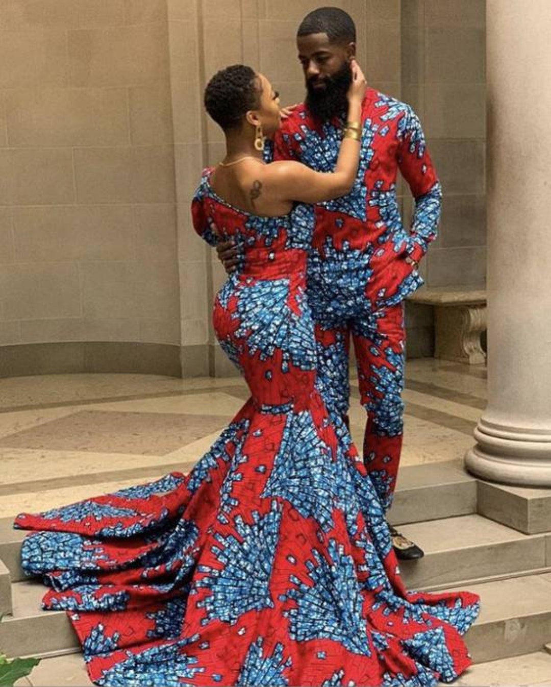 African Clothing for Couples/african Matching Outfits for Couples ...