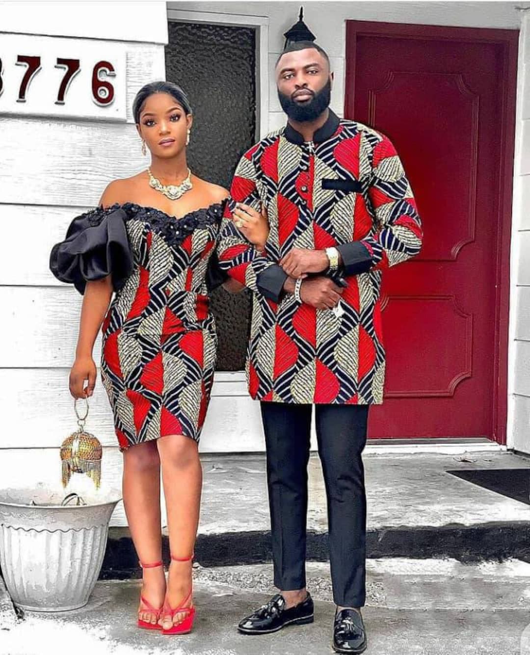 African Clothing for Couples/african Matching Outfits for Couples ...