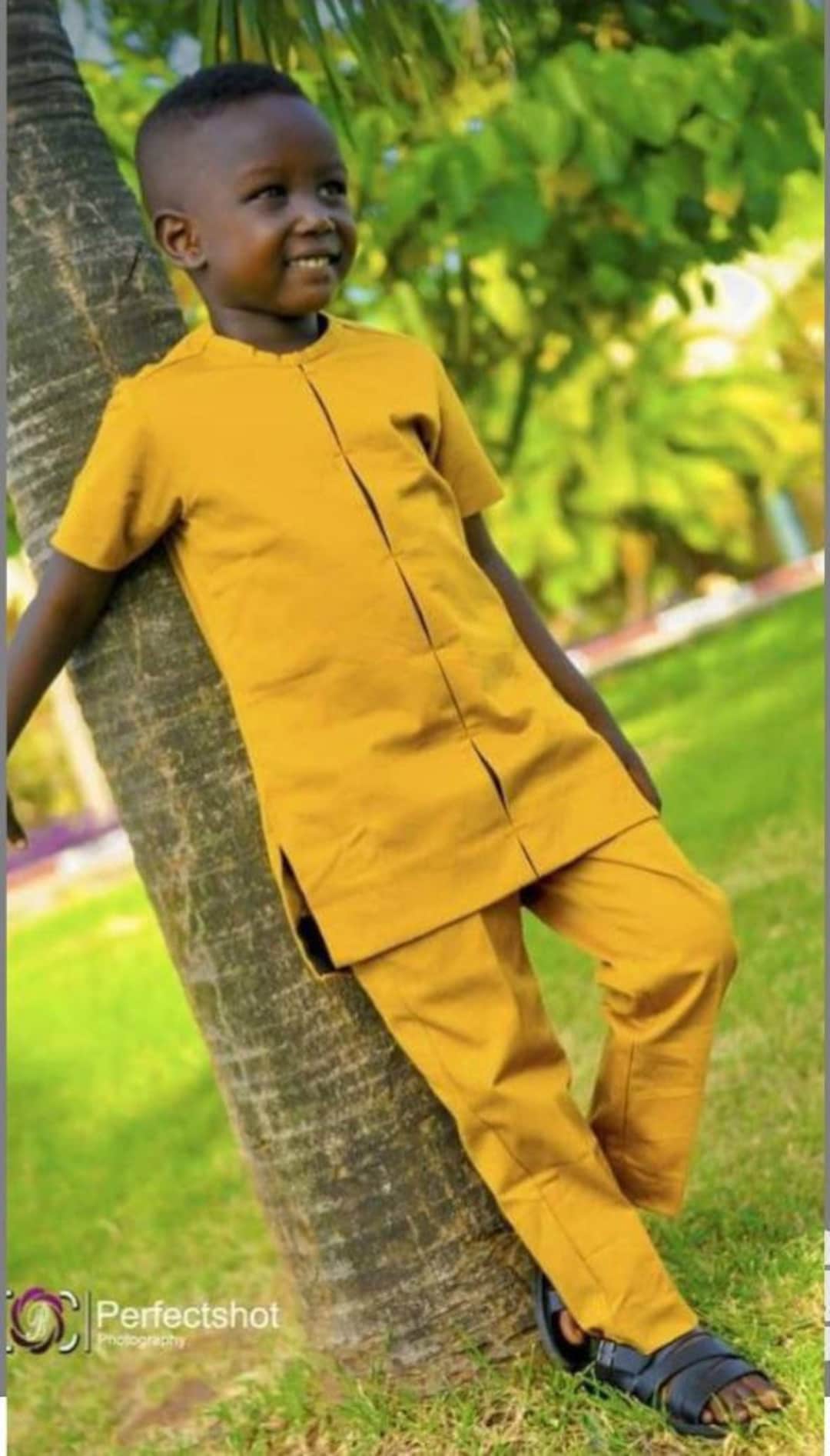 Yellow African Boys Suit/african Clothing for Boys/african Boys Clothes ...