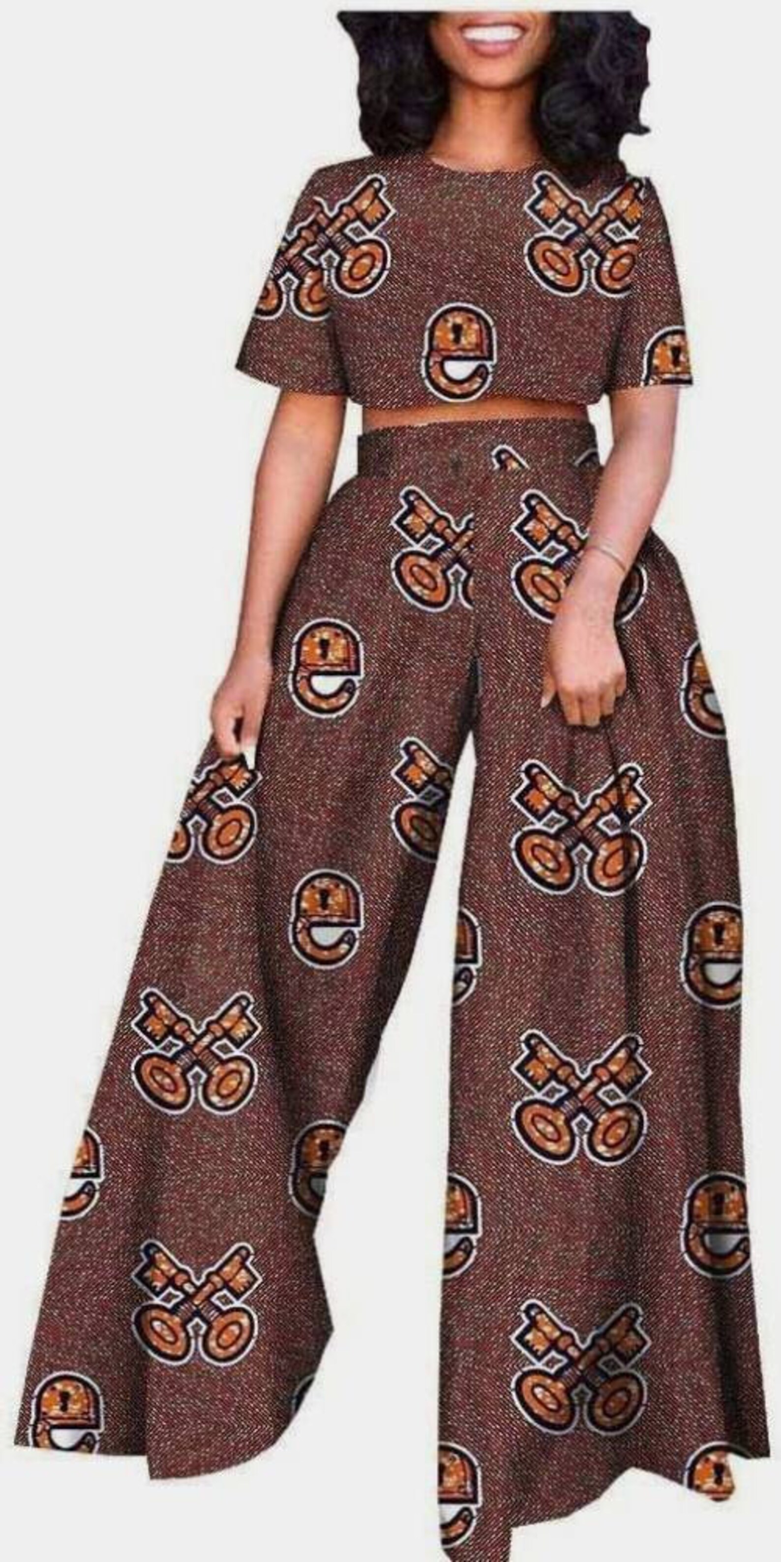 African Pant Suit For Womenafrican Women Pant Suitafrican Etsy