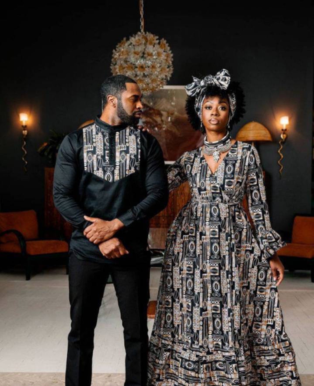 African Clothing for Couples/african Matching Outfits for Couples ...