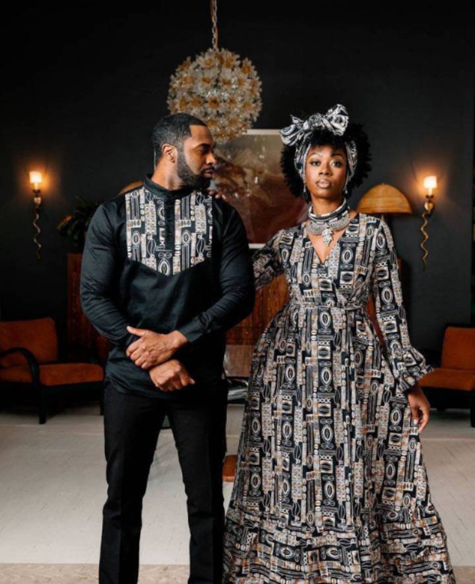African Clothing for Couples/african Matching Outfits for Couples ...