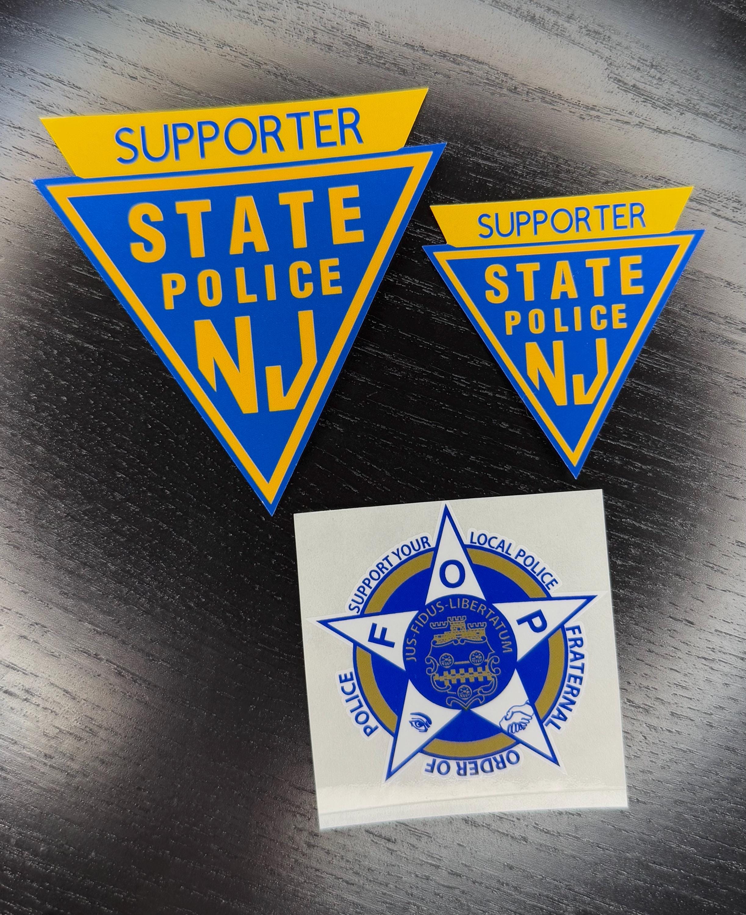 New Jersey State Police Supporter Set & FREE FOP Fraternal Order of ...