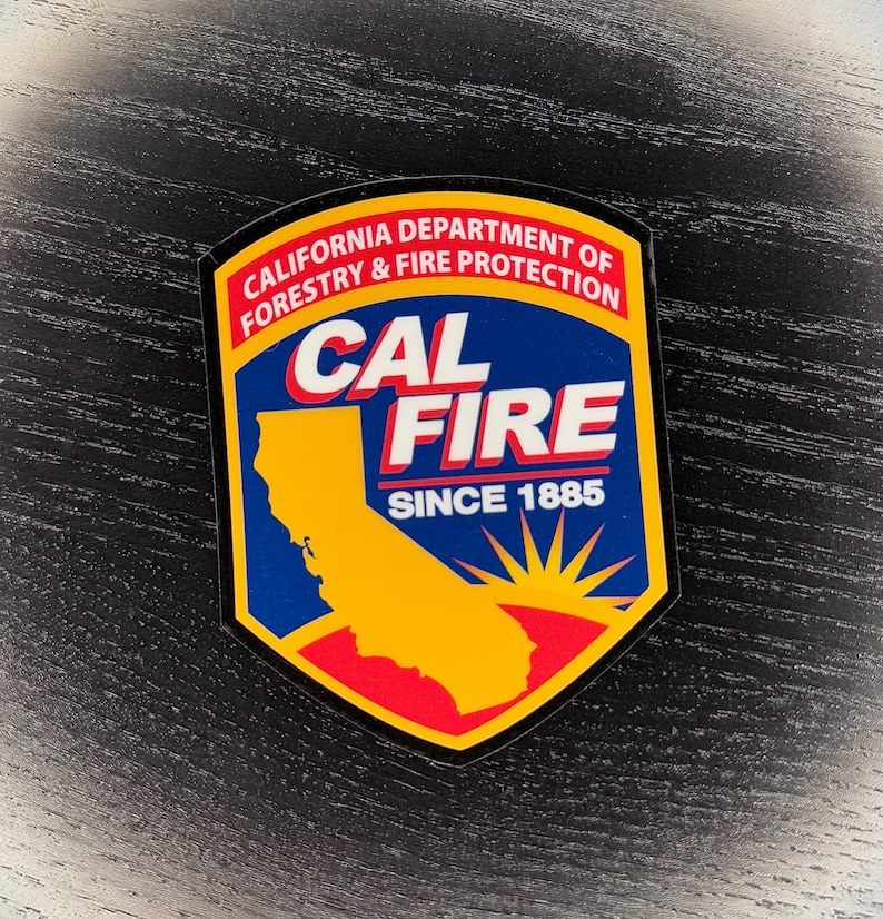 3” CAL FIRE Sticker Decal California CA Los Angeles Firefighter ...