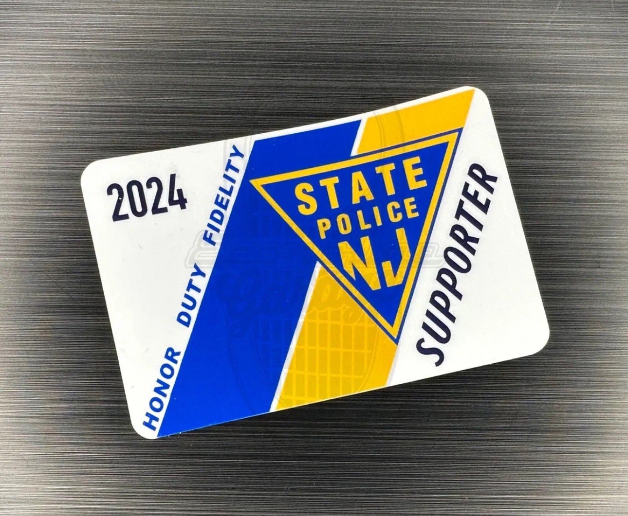 New Jersey State Police 2024 Supporter Sticker Decal FOP PBA NJ - Etsy
