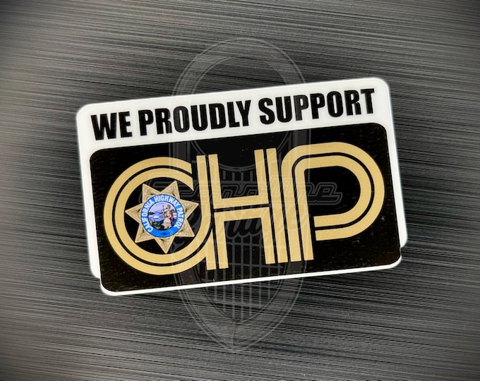 California Highway Patrol Supporter State Police Sticker Decal CHP FOP ...